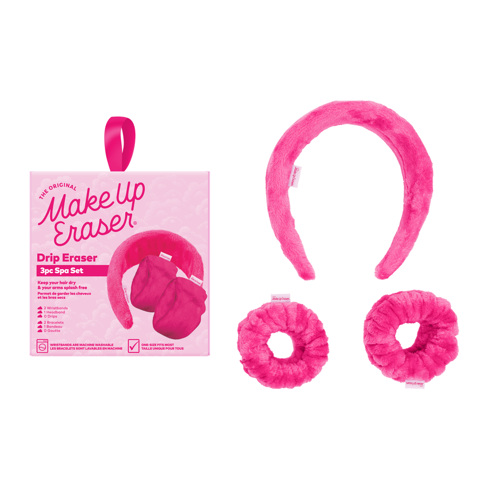 Original Pink Drip Eraser® 3pc Spa Set – MakeUp Eraser Wholesale